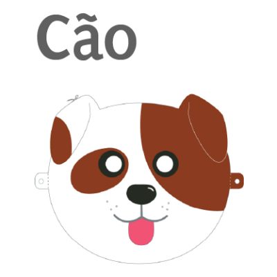 Máscaras de animais para imprimir